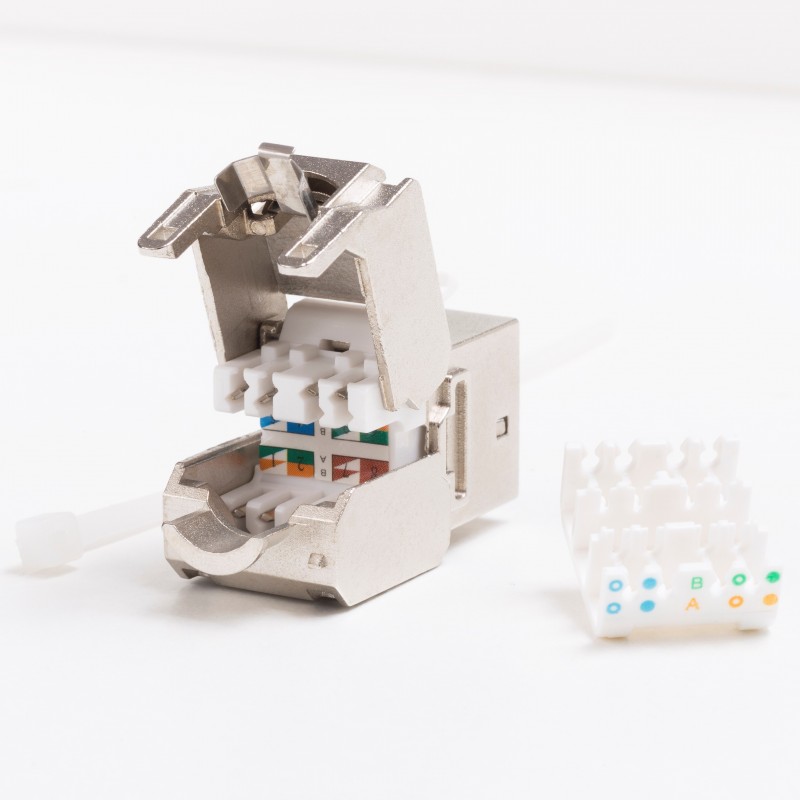 Moduły Keystone RJ45 kat 5 i 6