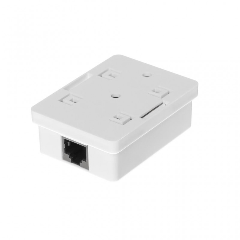 Netrack complete surface-mounted socket 1 x RJ45 8p8c FTP cat. 6 LSA