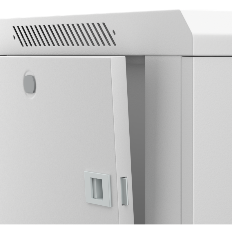 Netrack wall cabinet F-Line Rack 19", 12U/600x600mm - gray, glass doors ...