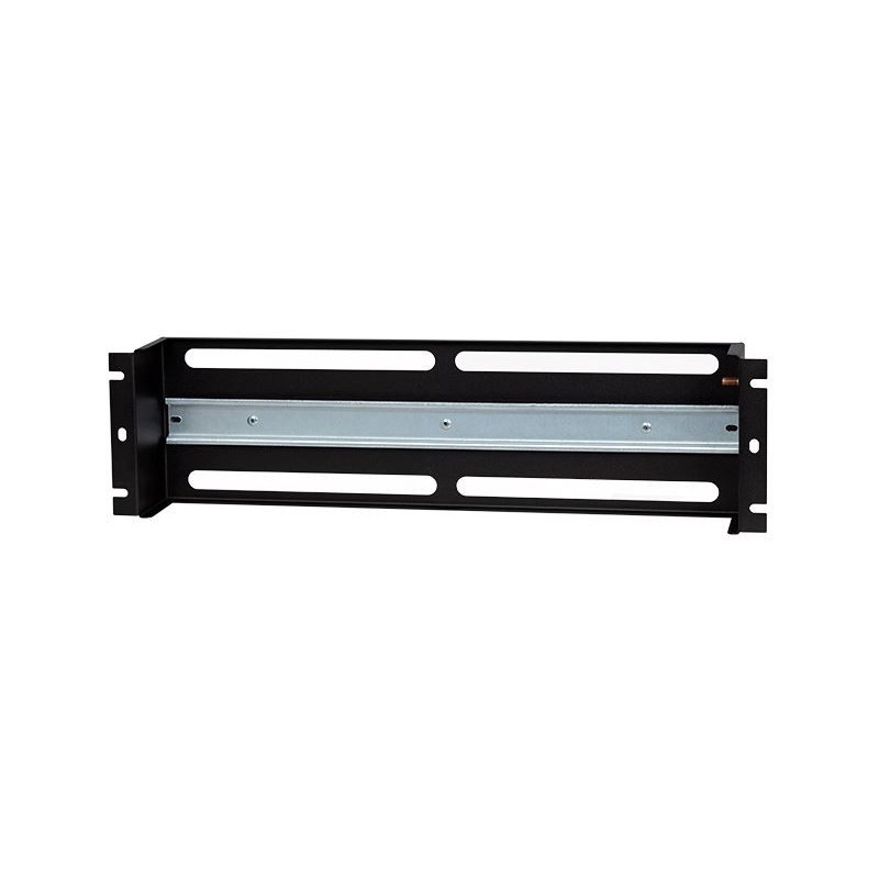 Netrack Power Distribution Panel TS-35, Din, RACK 19”, black